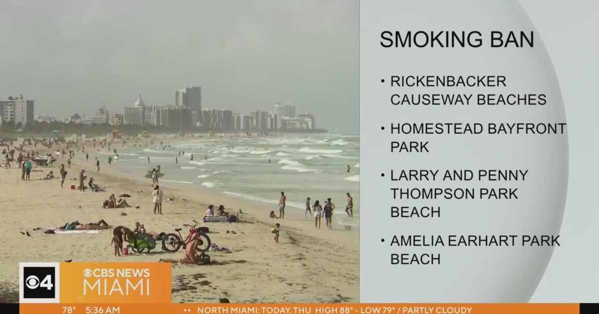 Miami-Dade commission votes to ban smoking cigarettes at county beaches ...