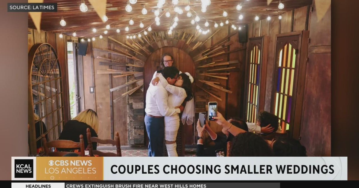 The Brief: Couples choosing smaller weddings - CBS Los Angeles