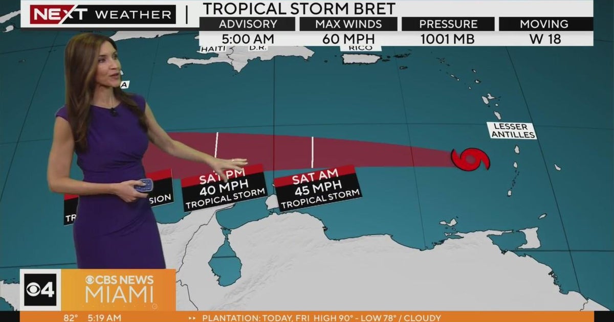 Tracking Tropical Storm Bret and Tropical Storm Cindy 6/23/2023 5AM ...