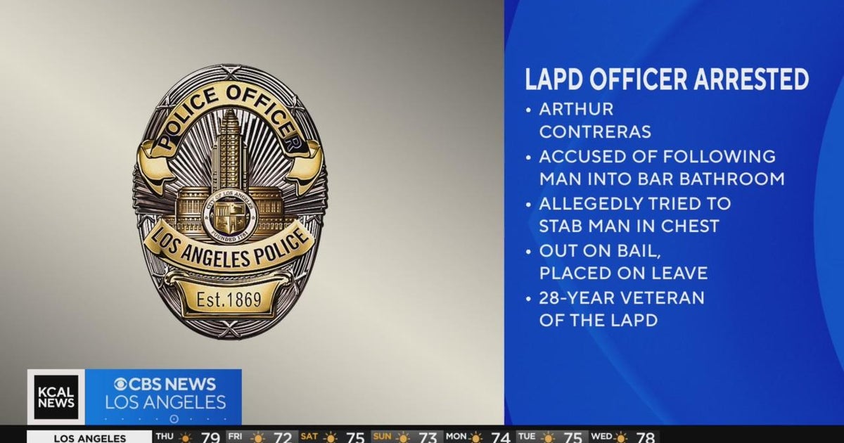 LAPD officer arrested for stabbing man at bar in Upland while off duty ...