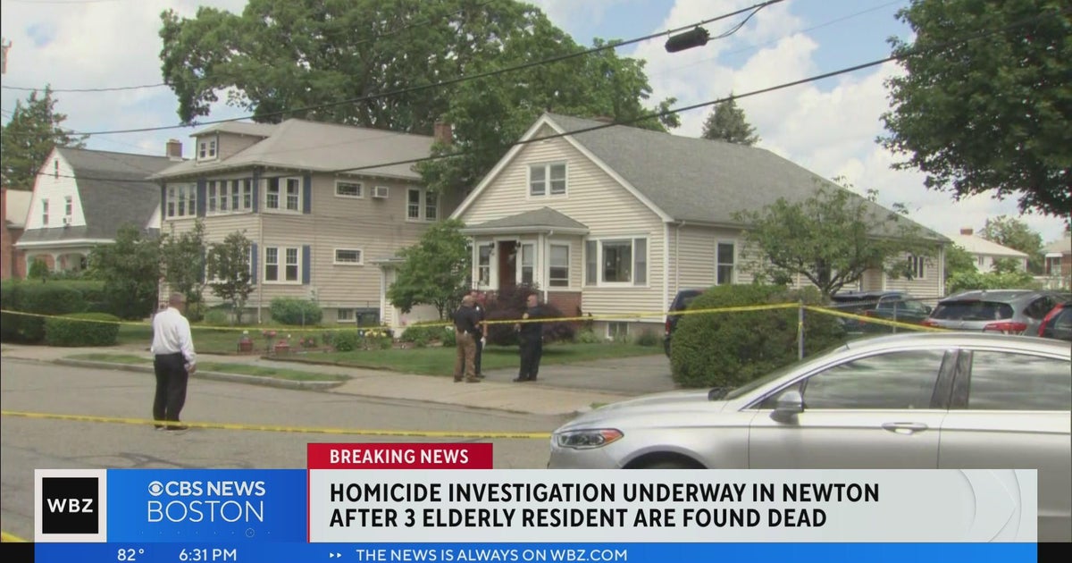 Police Investigate Triple Homicide In Newton Cbs Boston