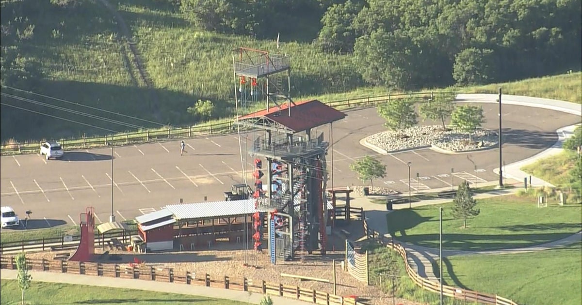 Castle Rock zip line collision leaves 3 injured, 2 critically - CBS ...