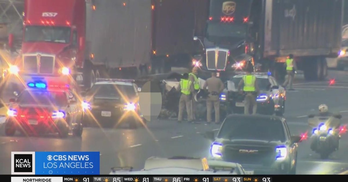 710 Freeway fatal collision closes northbound lanes near 91 - CBS Los ...