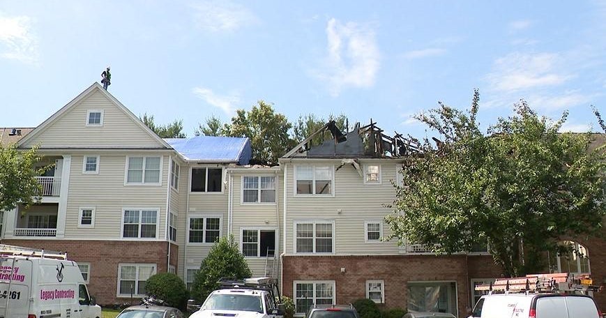 Residents cleaning up after fire from lightning strike displaced 26 at ...
