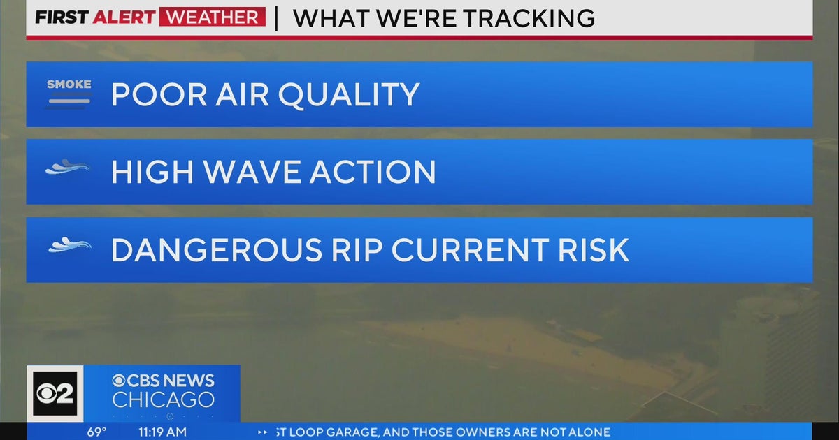Chicago Weather Alert: terrible air quality due to wildfire smoke - CBS ...