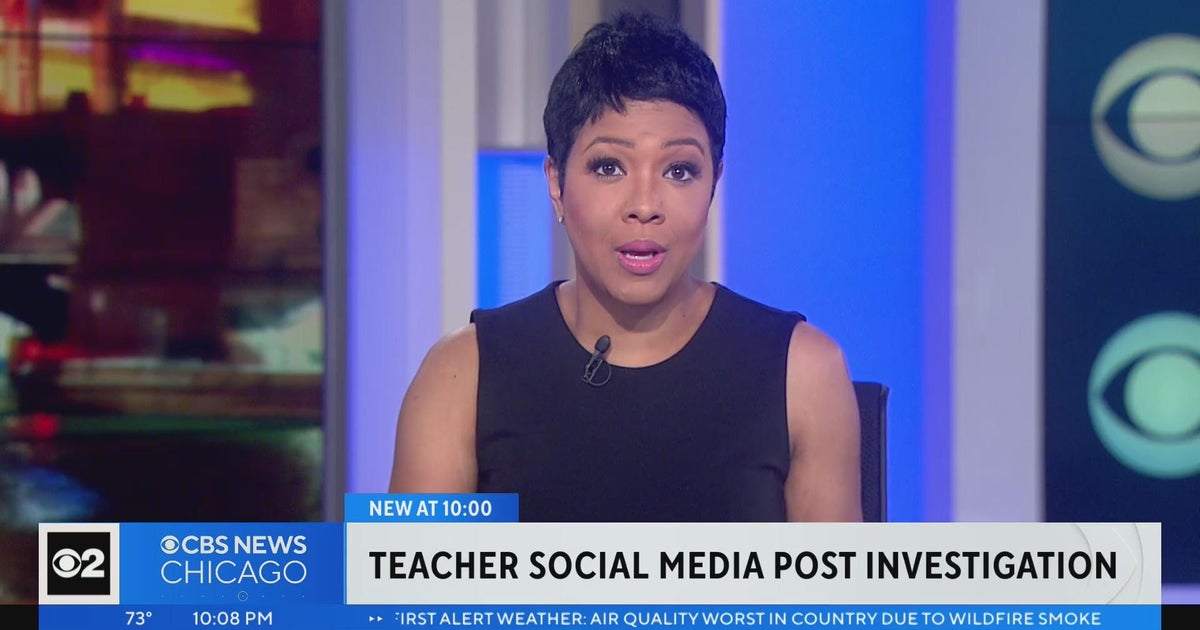 Teacher investigated after apparently using racial slur on social media - CBS Chicago