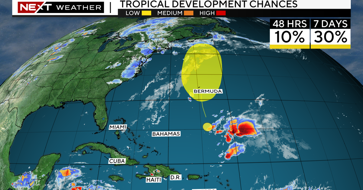 Area of low pressure associated with remnants of Tropical Storm Cindy ...