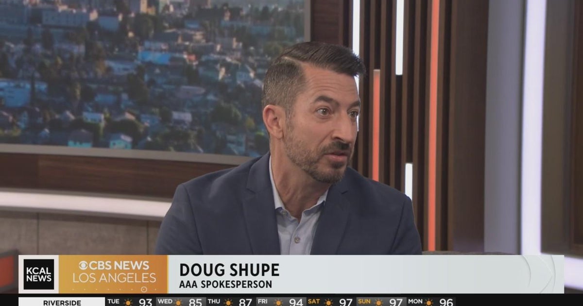 Doug Shupe with AAA talks holiday travel - CBS Los Angeles