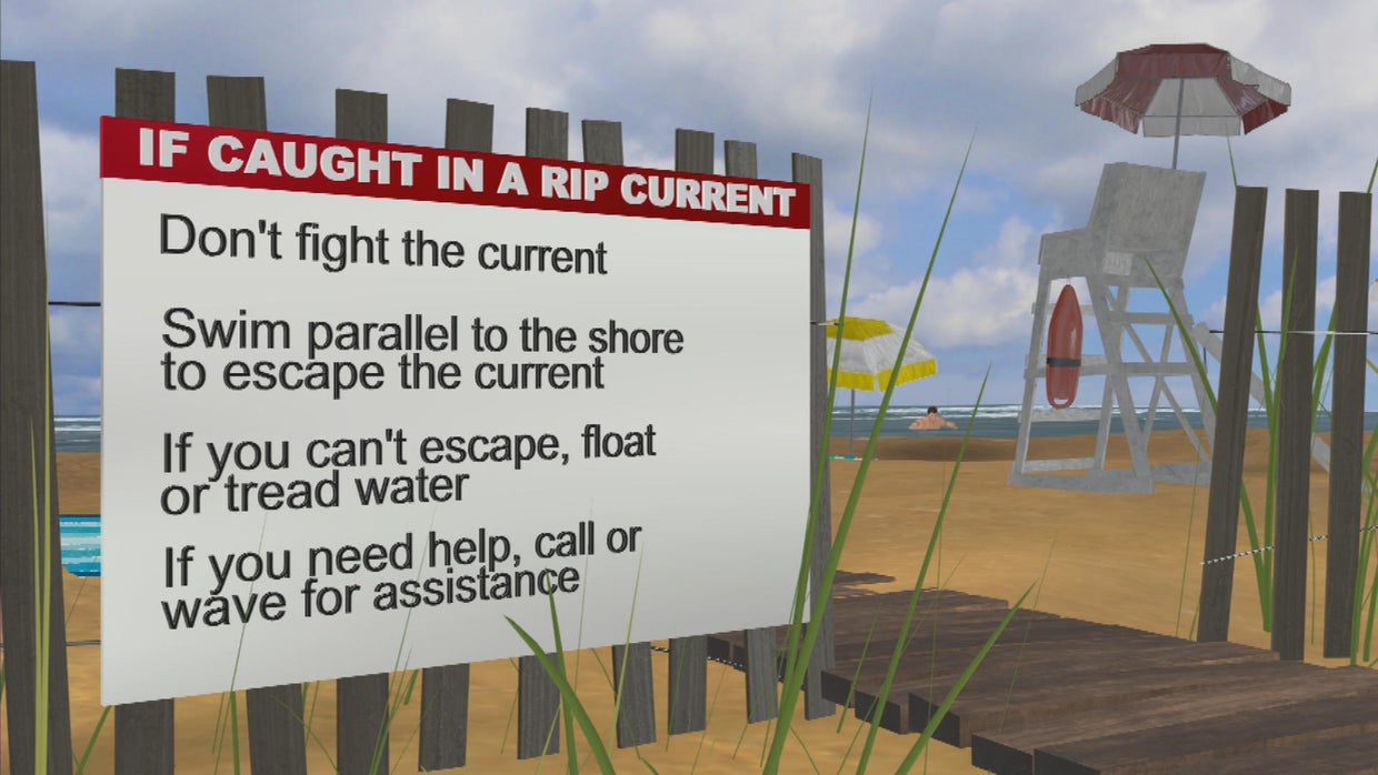 What does a rip current look like? - CBS Boston