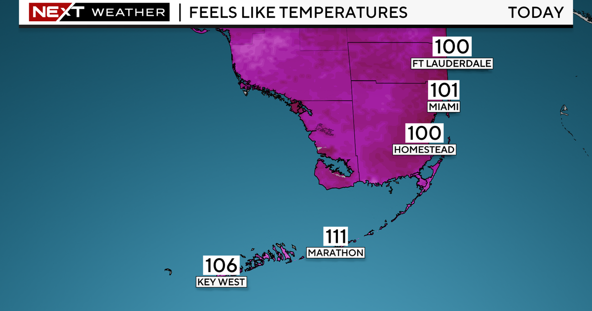 NEXT Weather: Steamy afternoon with scattered storms - CBS Miami