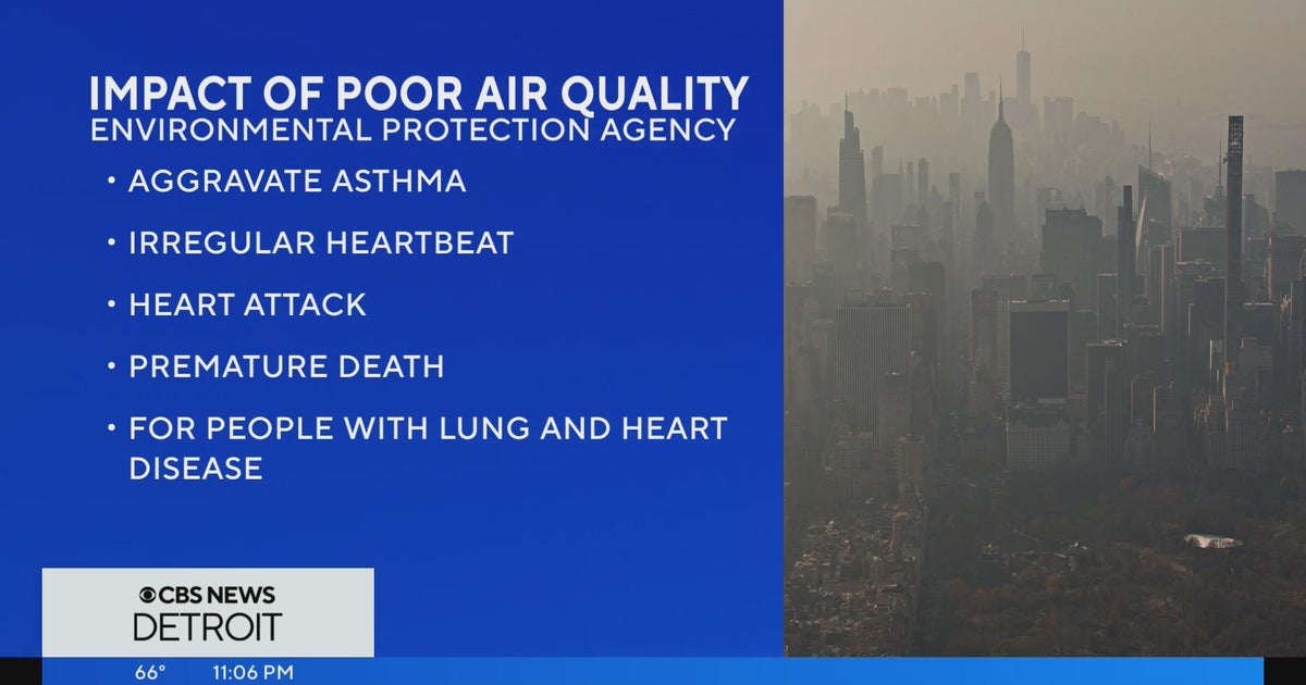 The health impacts of poor air quality - CBS Detroit