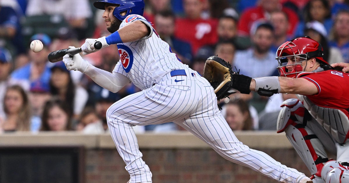Cubs lose to Phillies again, have now dropped four in a row - CBS Chicago