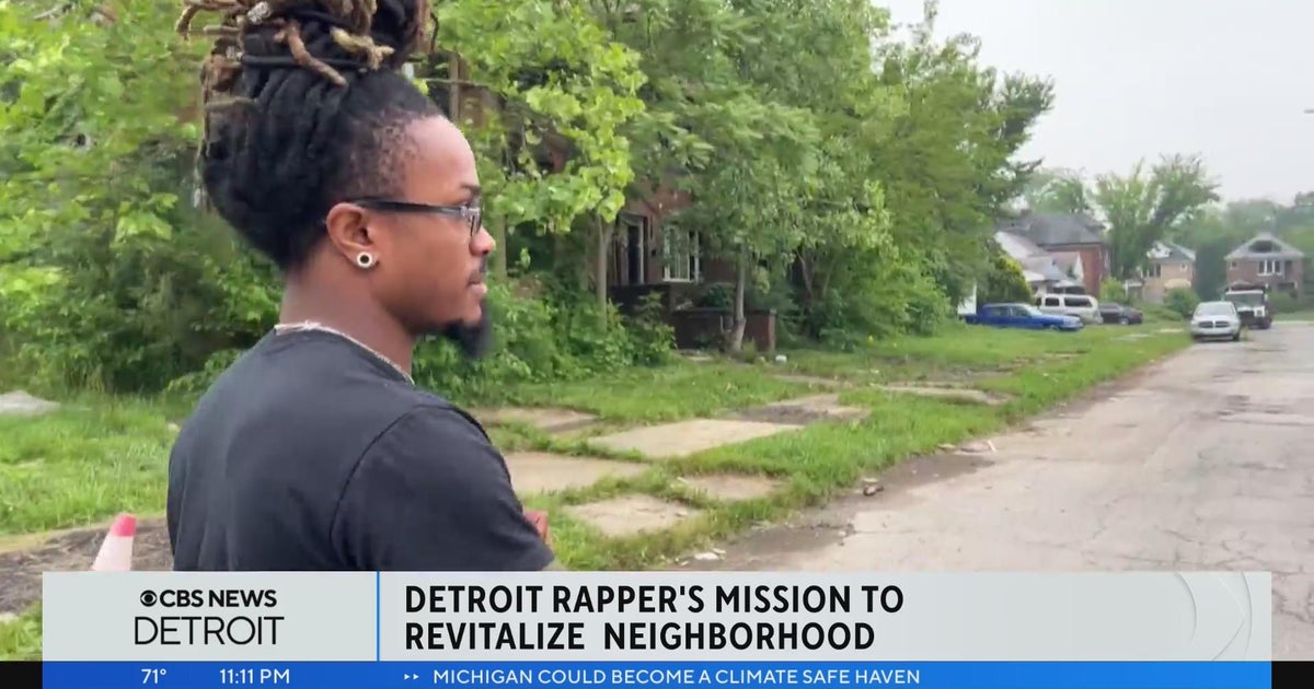 Detroit rapper and influencer revitalizes childhood home with "Buy the ...