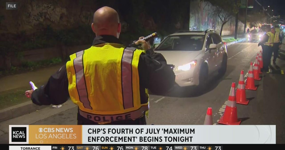 CHP maximum enforcement for the holiday begins Friday night - CBS Los ...