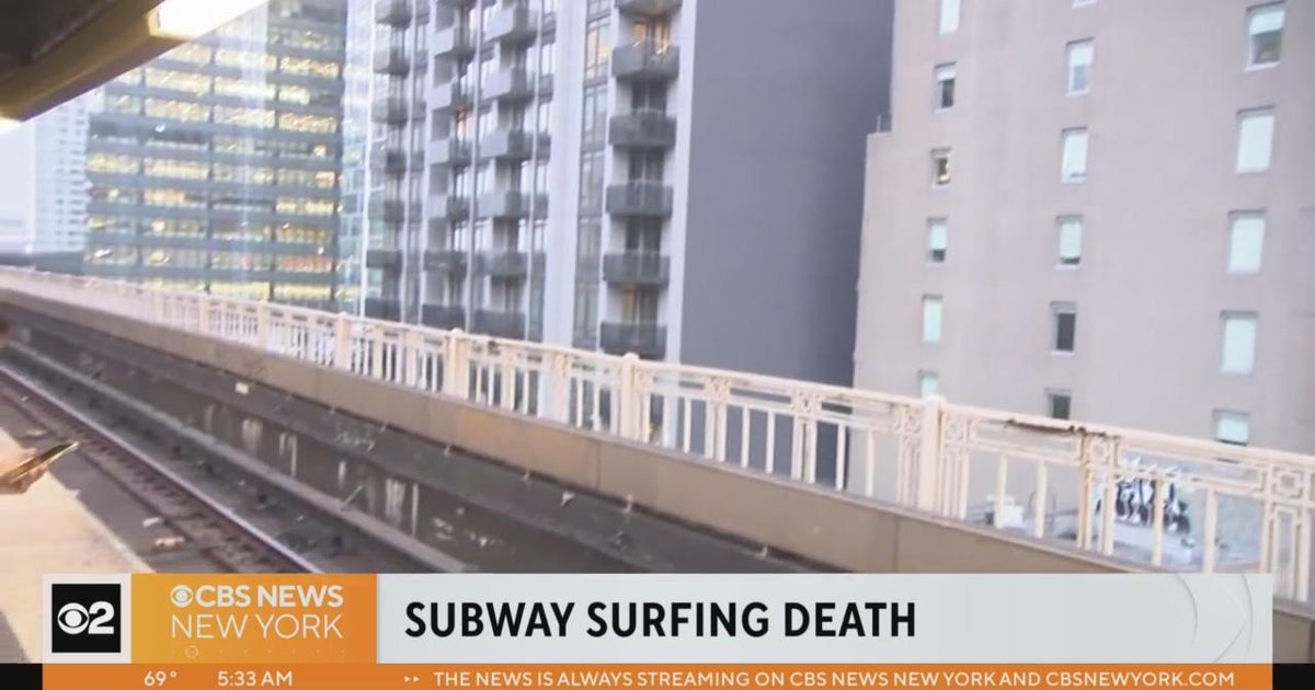 Another teen killed surfing the subway, police say - CBS New York