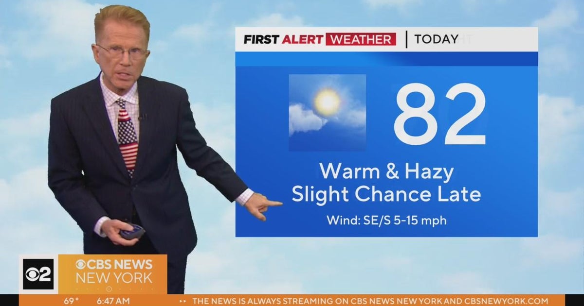 First Alert Weather: CBS2's Saturday morning update - 7/1/23 - CBS New York