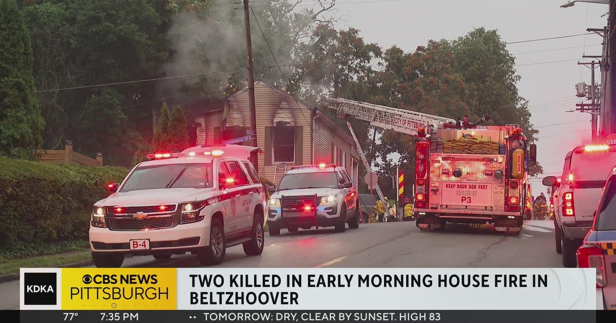 Two people killed in early-morning Beltzhoover fire - CBS Pittsburgh