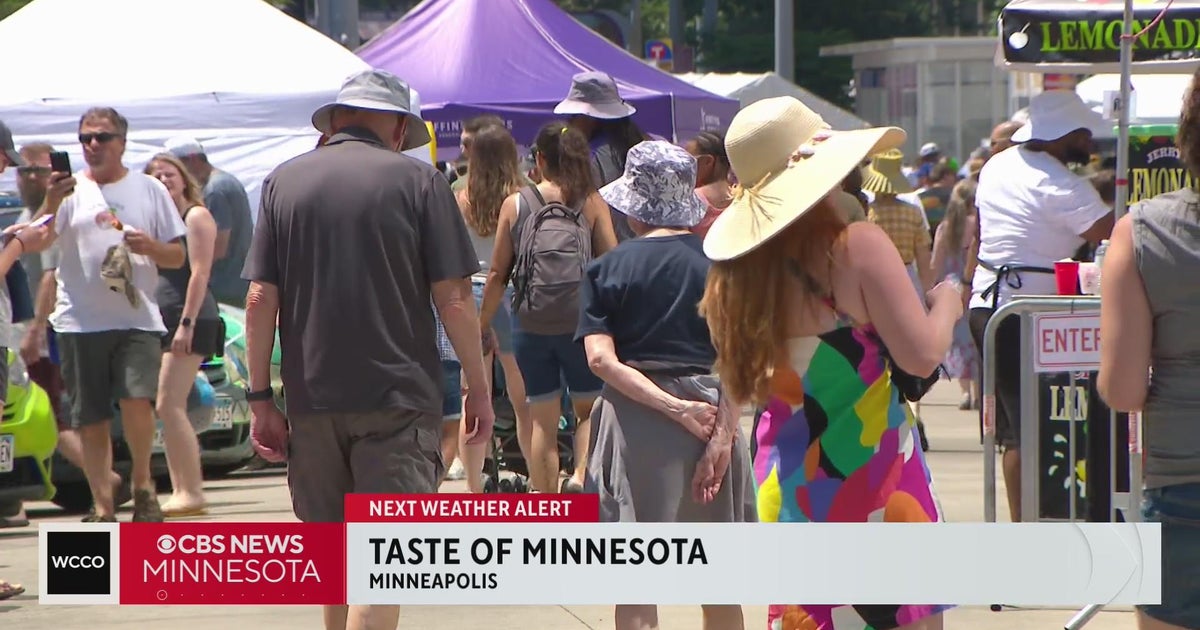 Foodies brave extreme heat for last day of Taste of Minnesota - CBS ...