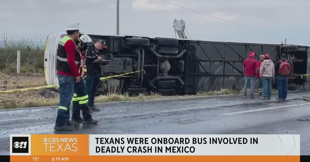 Texans Involved In Deadly Bus Crash In Mexico Cbs Texas