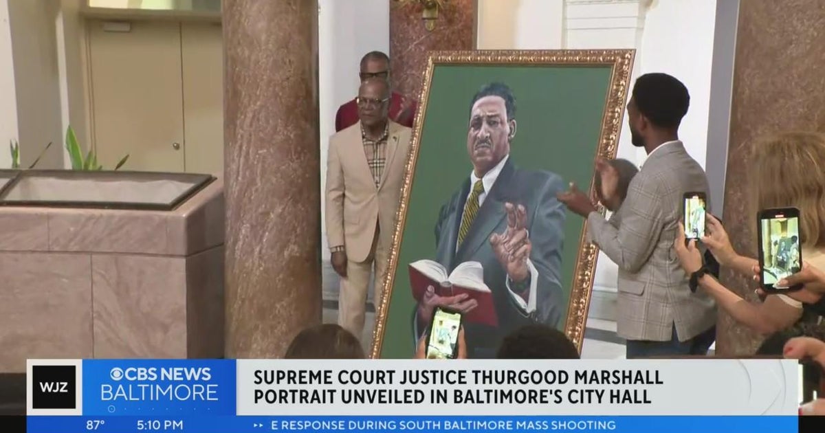 Supreme Court Justice Thurgood Marshall portrait unveiled in Baltimore ...