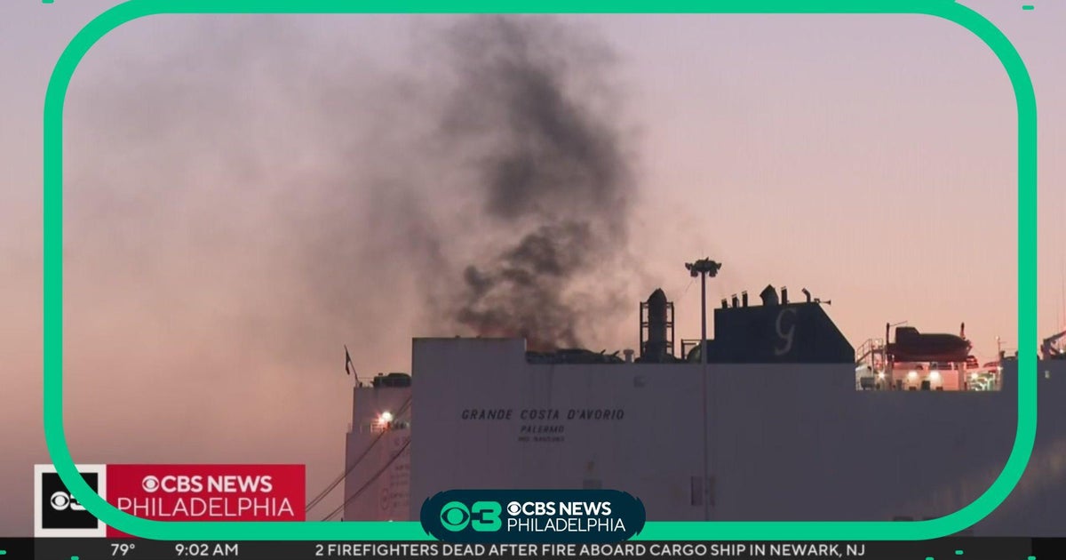 2 firefighters killed while responding to cargo ship fire in Newark, NJ ...