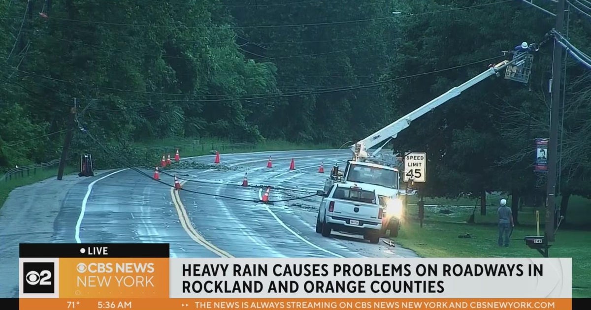 Checking on road conditions in Rockland, Orange counties - CBS New York