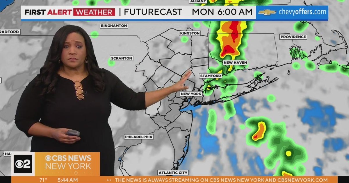 First Alert Weather: Yellow Alert through morning commute - CBS New York