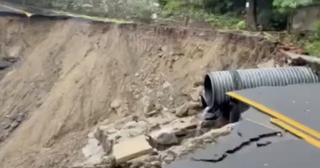 Torrential rain destroyed a cliffside road in New York. Can U.S. roads ...