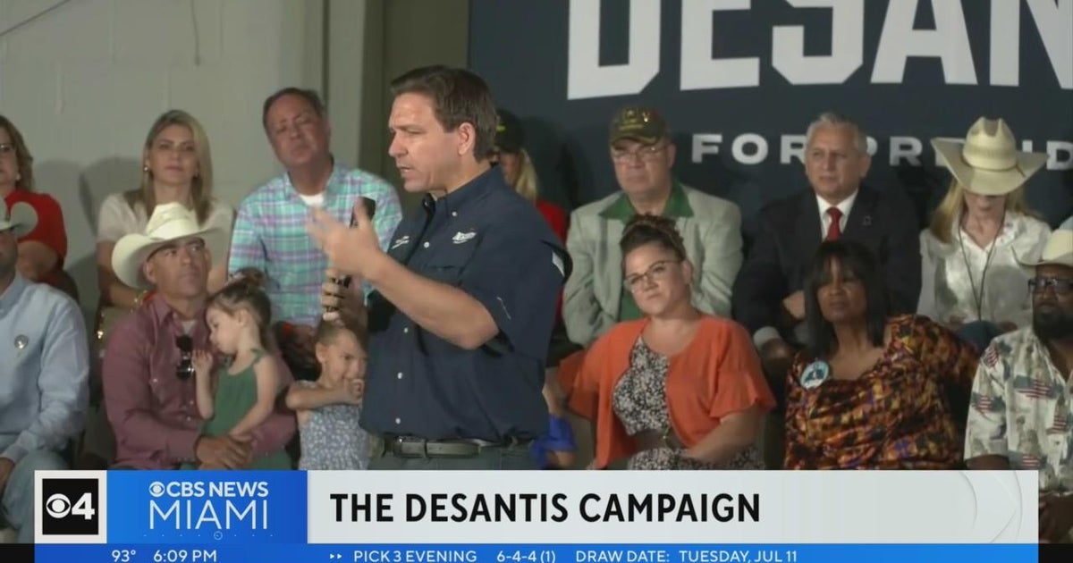 Taking a look at the DeSantis campaign - CBS Miami