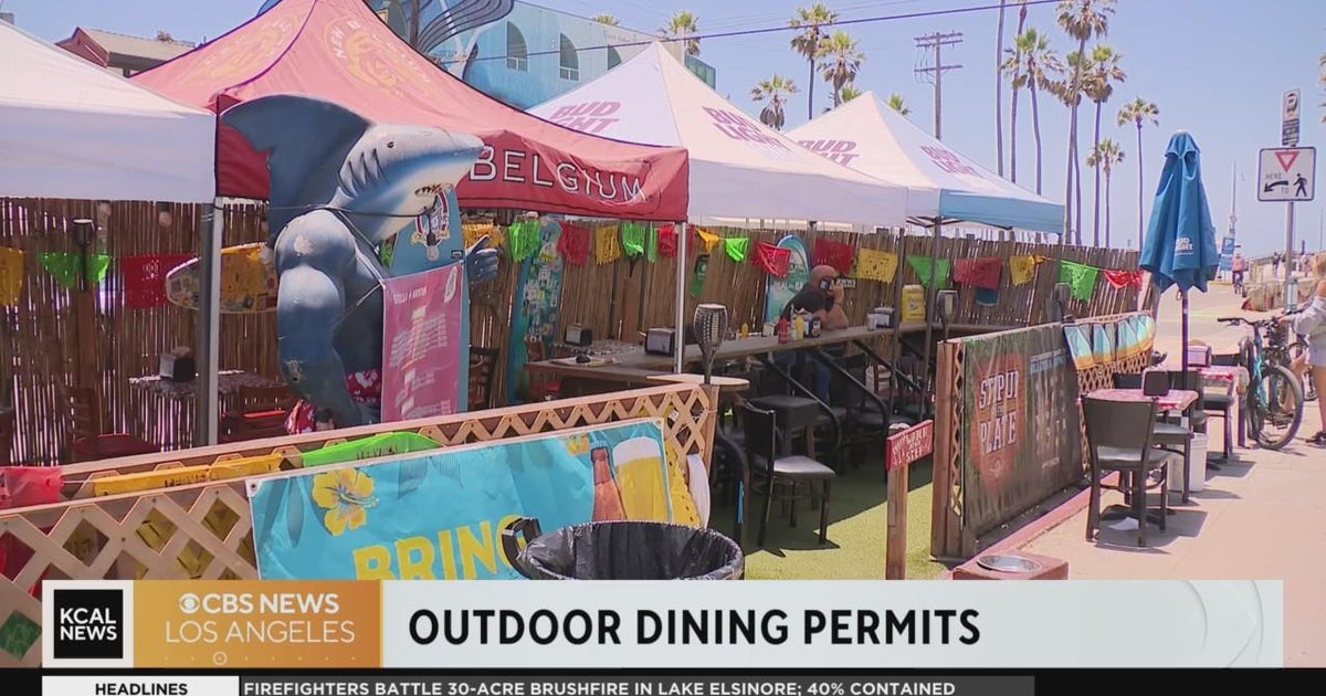 On Your Side: Outdoor dining permits costs - CBS Los Angeles