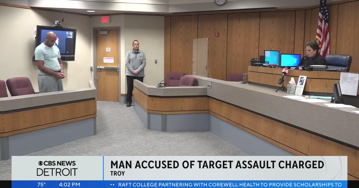 Man accused in Troy Target assault arraigned Wednesday - CBS Detroit