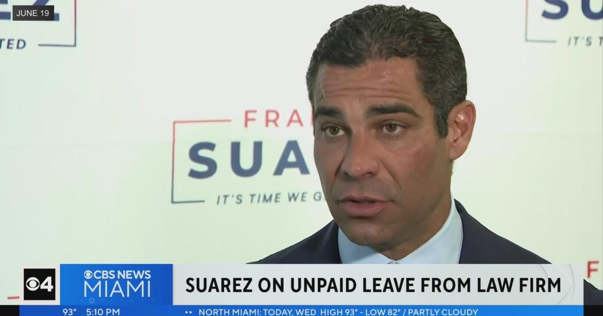 Miami Mayor Francis Suarez on unpaid leave from law firm - CBS Miami