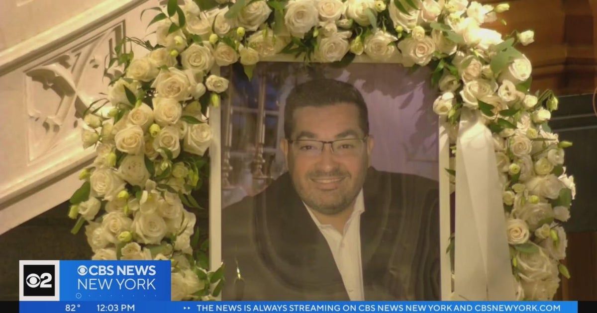 Funeral held for Newark Firefighter Augusto Acabou - CBS New York