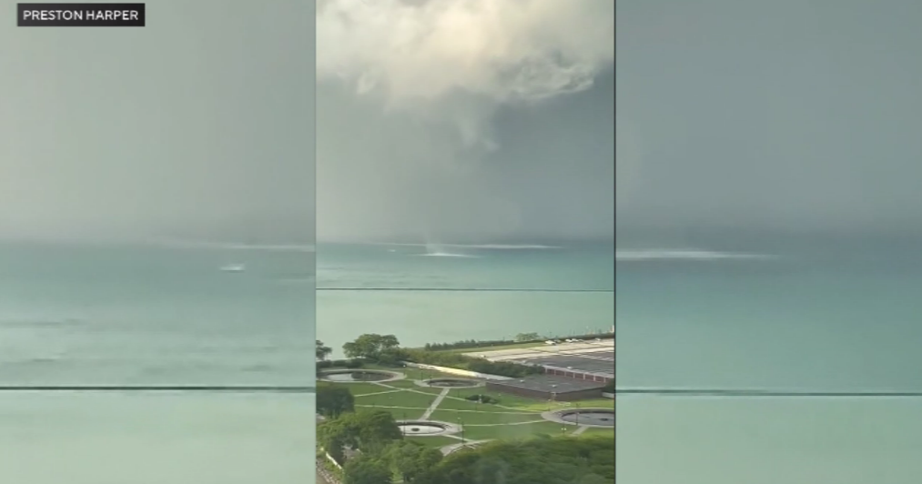 NWS: Waterspout was spotted just offshore near North Avenue Beach - CBS ...