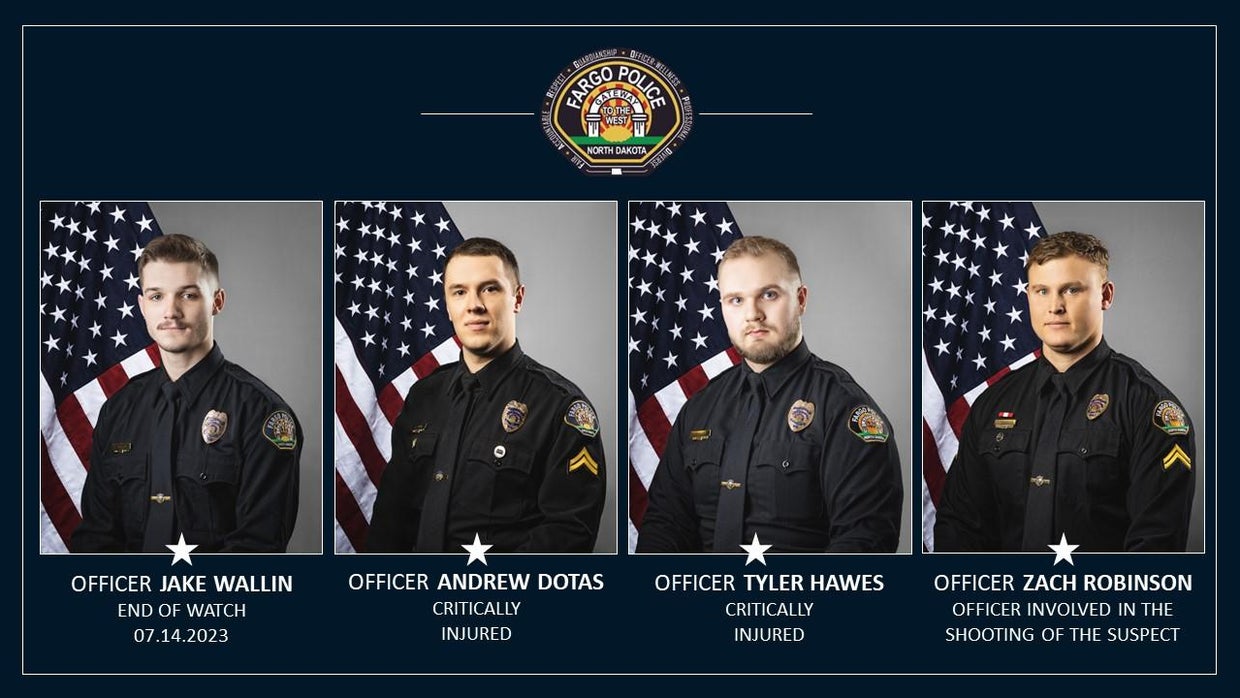 Officer killed in Fargo shooting ID'd as Jake Wallin; suspect, Mohamed ...
