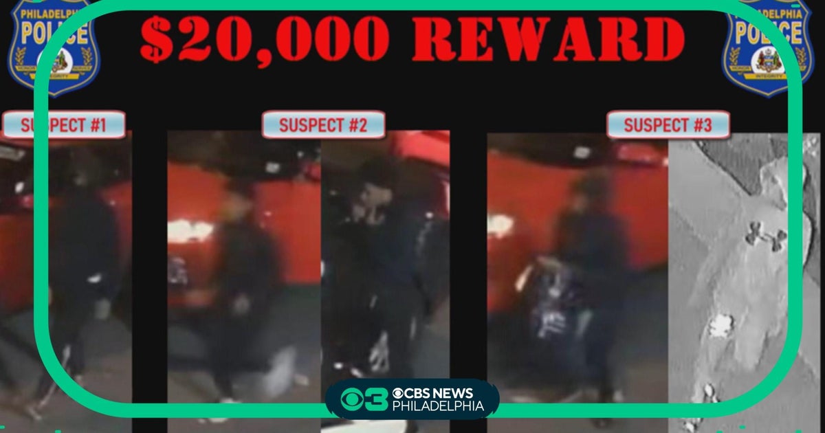 $20K reward for 3 suspects wanted in fatal attempted carjacking in South Philadelphia - CBS ...