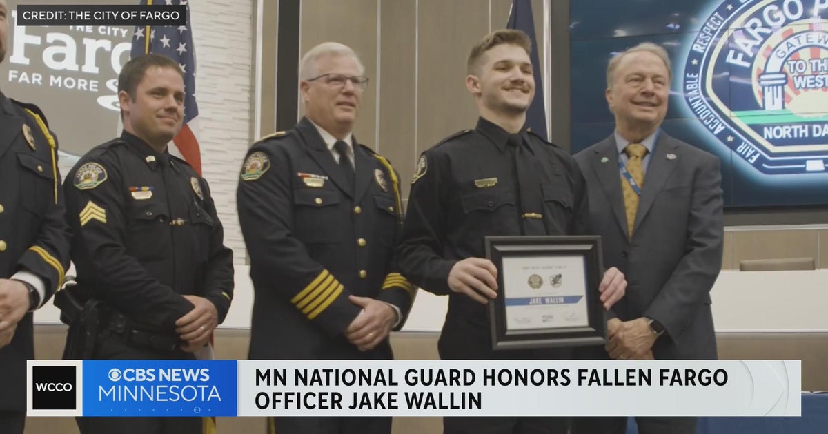 Officer Jake Wallin killed, 2 officers injured in Fargo shooting - CBS ...