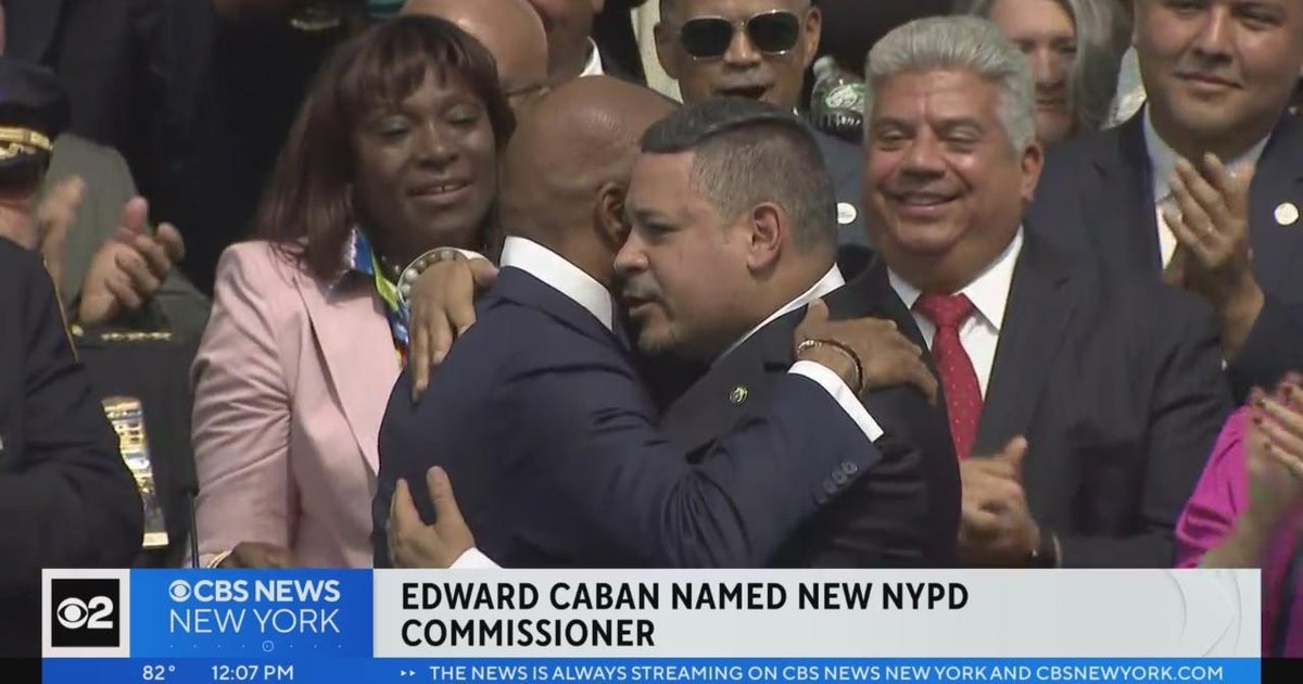 Edward Caban becomes 46th NYPD commissioner - CBS New York