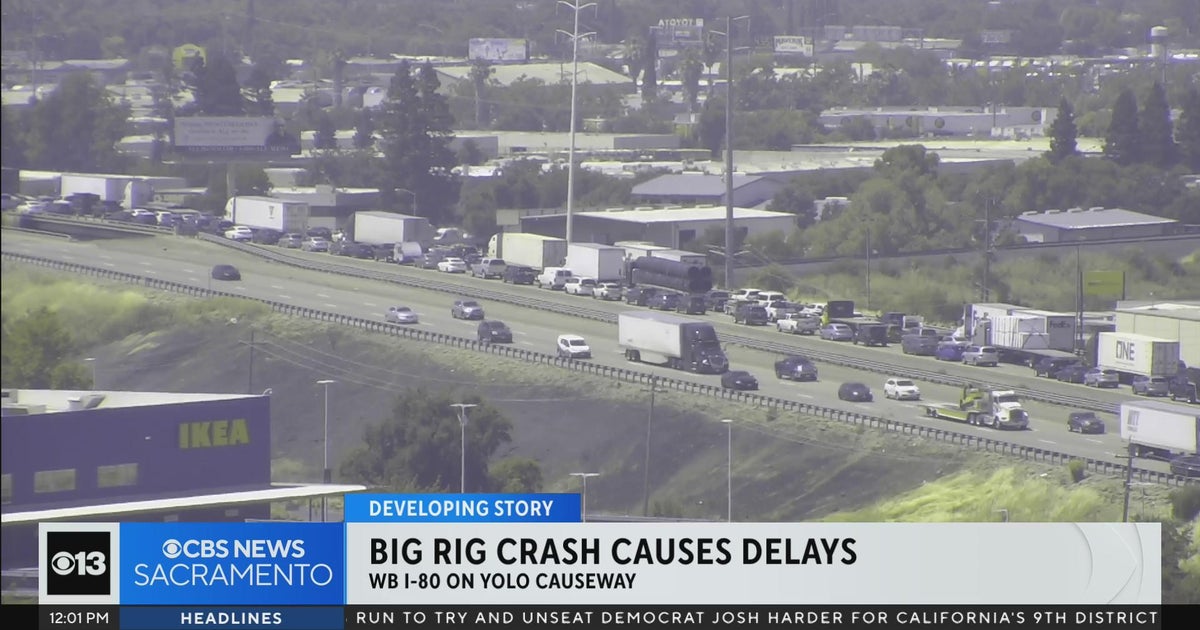 Residual delays remain on I-80 after big rig crash on Yolo Causeway ...