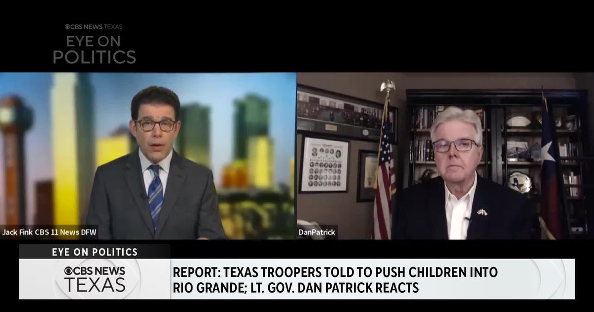 Jack Fink full interview with Lieutenant Governor Dan Patrick - CBS Texas