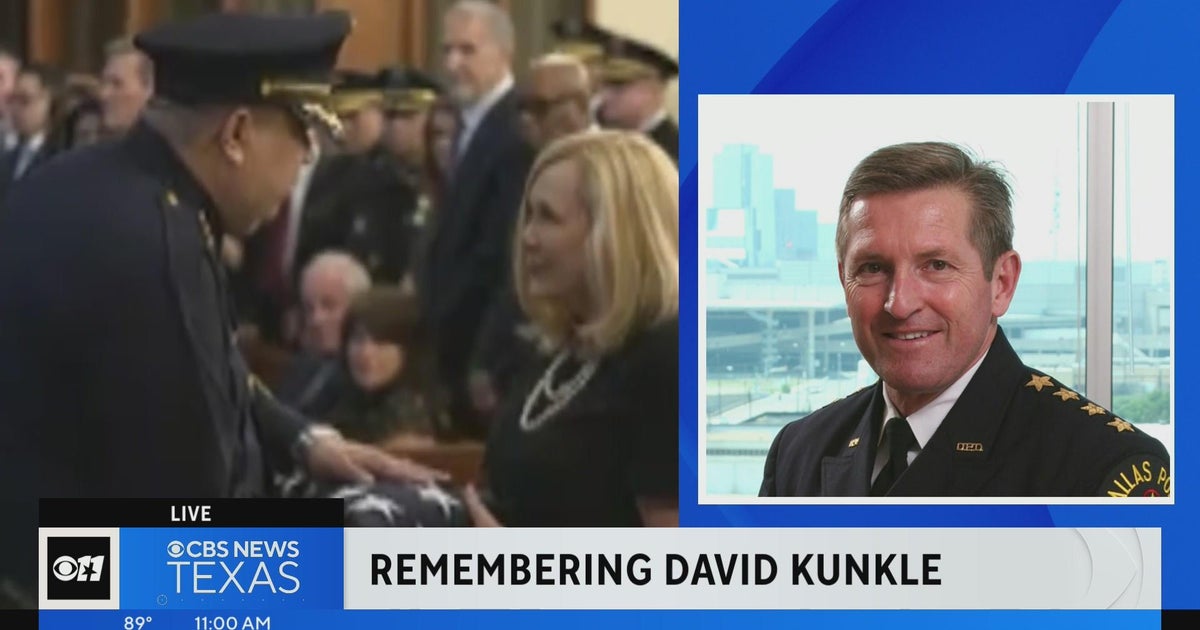 Former Dallas police Chief David Kunkle laid to rest - CBS Texas