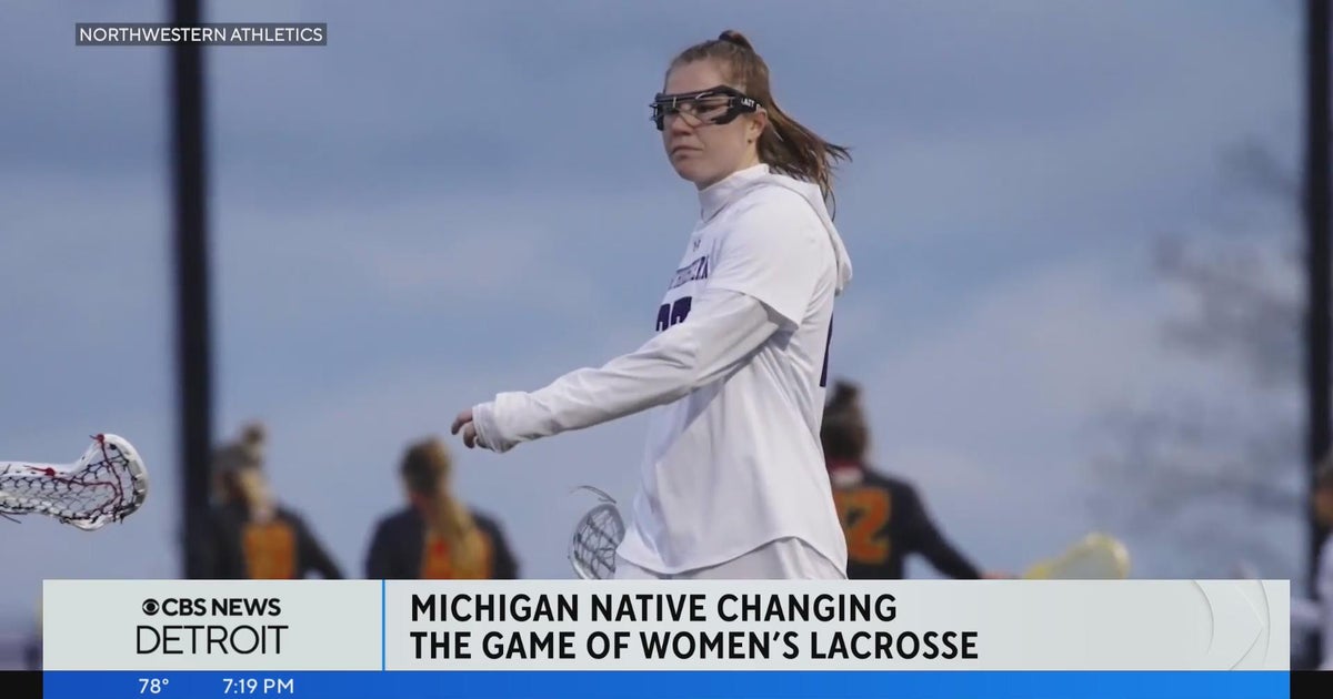 Michigan native Izzy Scane changing the game of women's lacrosse - CBS ...