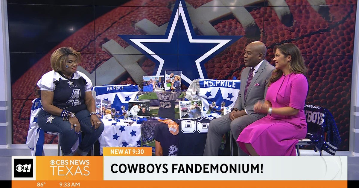 Cowboys No. 1 fan Ms. Price chats with Keith Russell and Brooke Katz ...