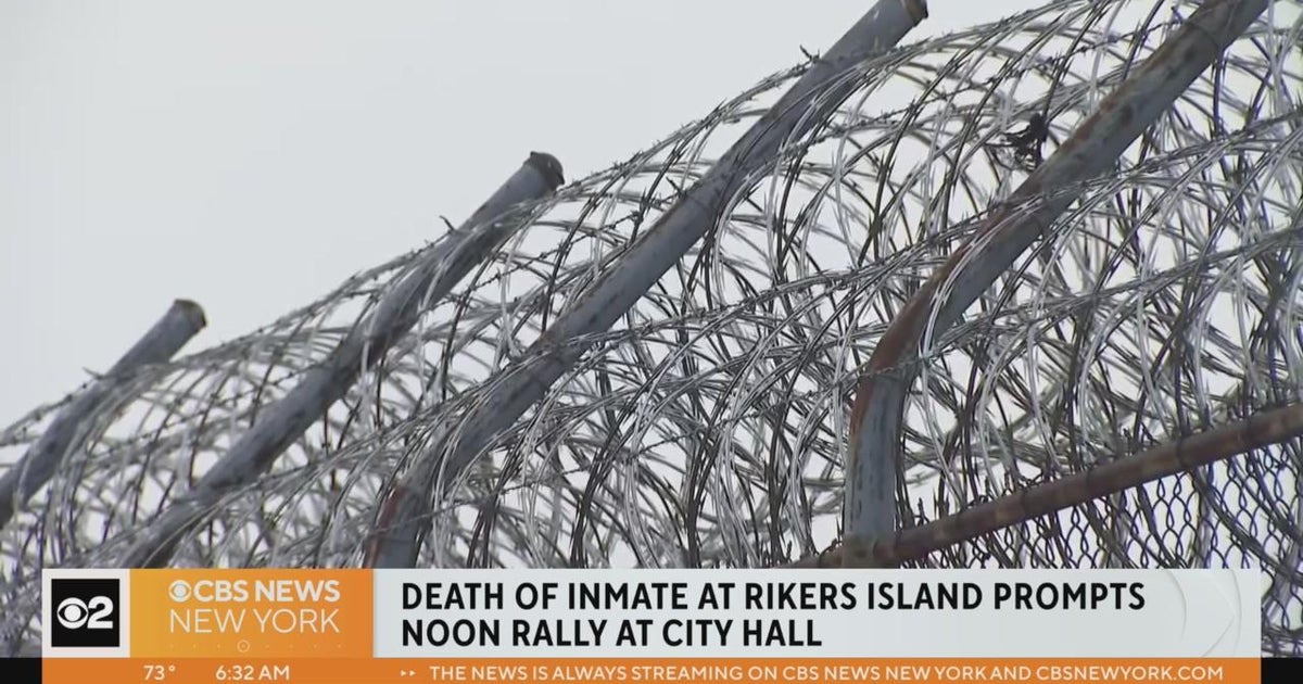 Rally today after latest Rikers death - CBS New York