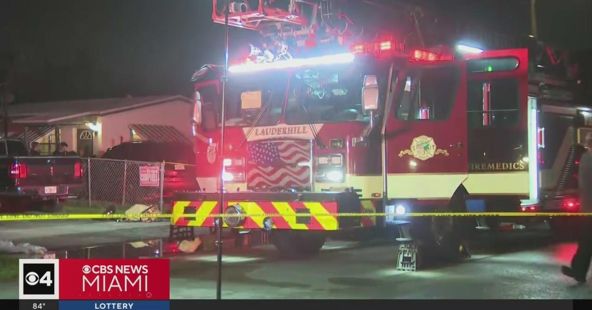 Lauderhill family displaced by fire - CBS Miami