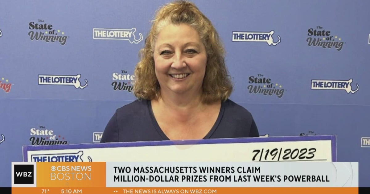 Two $1 million Powerball winners in Massachusetts claim their prizes ...