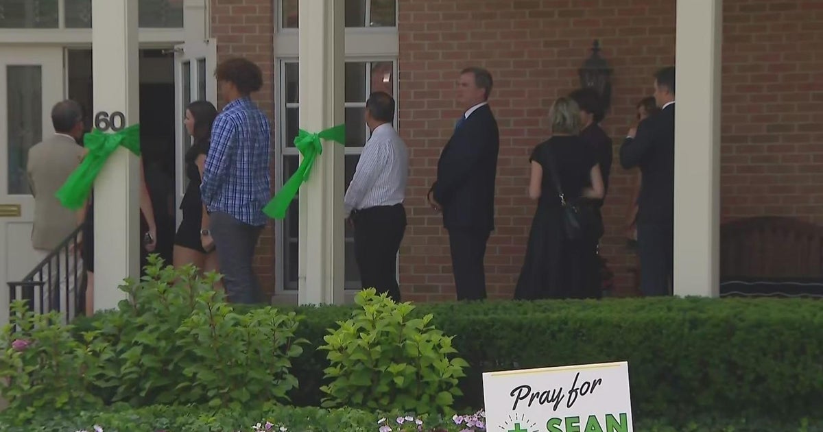 Sean Richards buried after killed car crashes restaurant - CBS Chicago
