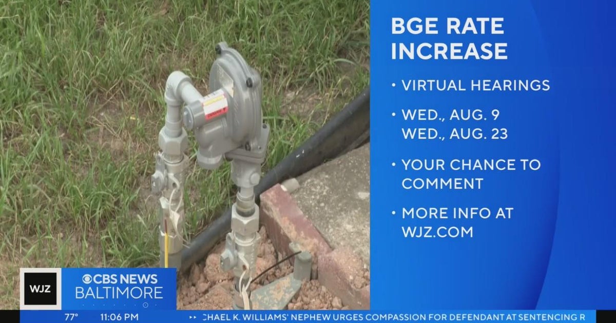 Virtual public comment hearings set for BGE rate case - CBS Baltimore