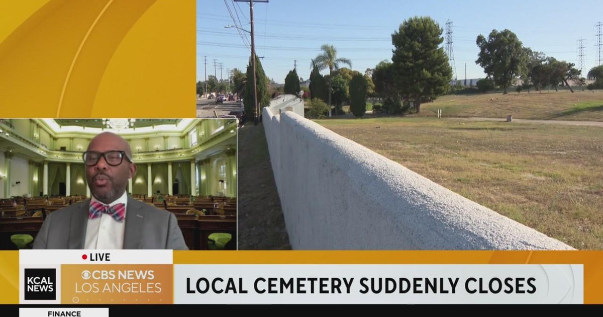 Assemblymember Mike Gipson addresses Carson cemetery closure - CBS Los ...