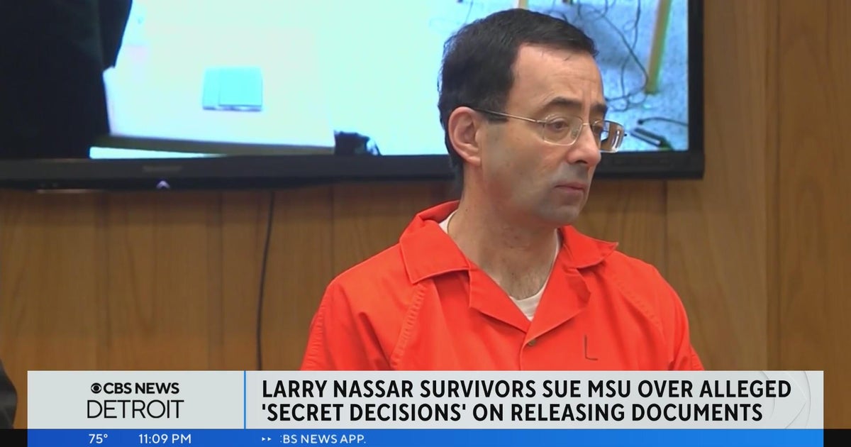 Nassar survivors sue Michigan State, saying it made 'secret decisions ...